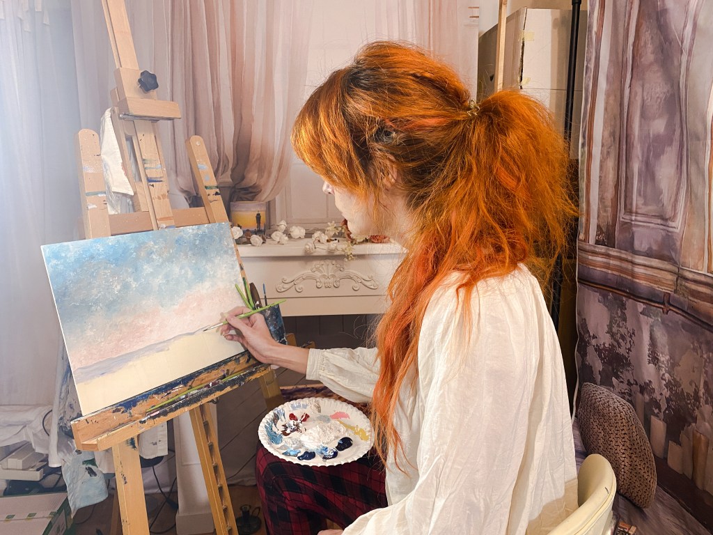 Behind the scenes - Tina Benally Art